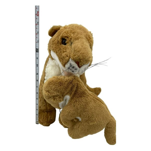 The Westcliff Collection | Toys | Vtg Lioness W Cub Stuffed Animal ...